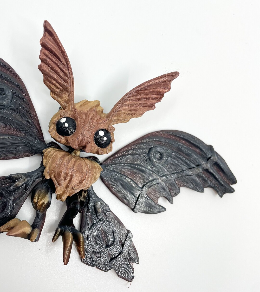 Mothman Cryptid Articulated Fidget Toy 3D Printed Twisty Prints ...