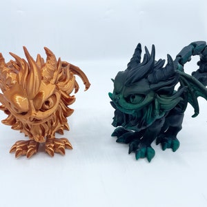 Manticore Flexi Articulated Fidget Toy 3D Printed Twisty - Etsy
