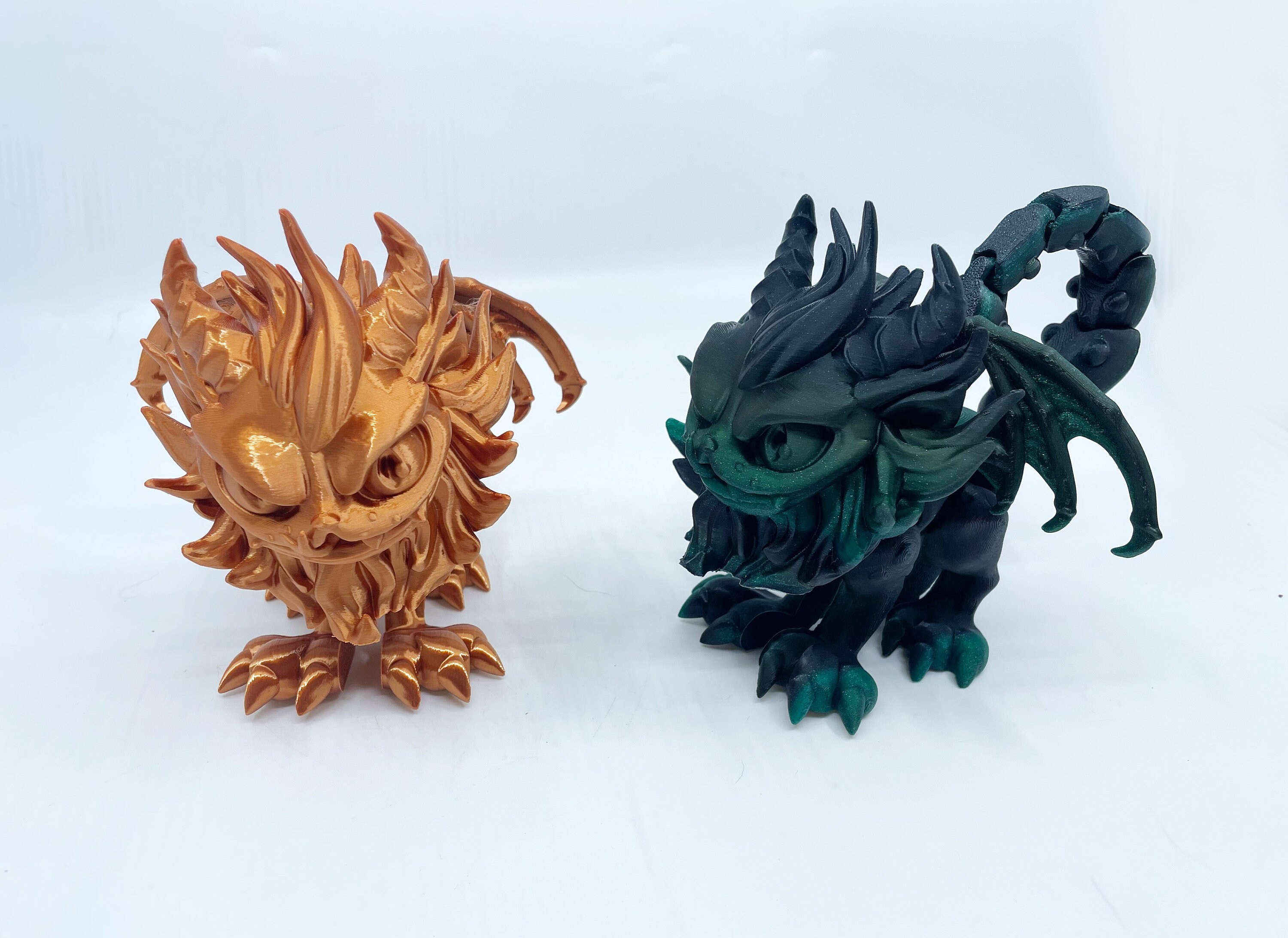 Manticore Flexi Articulated Fidget Toy 3D Printed Twisty - Etsy