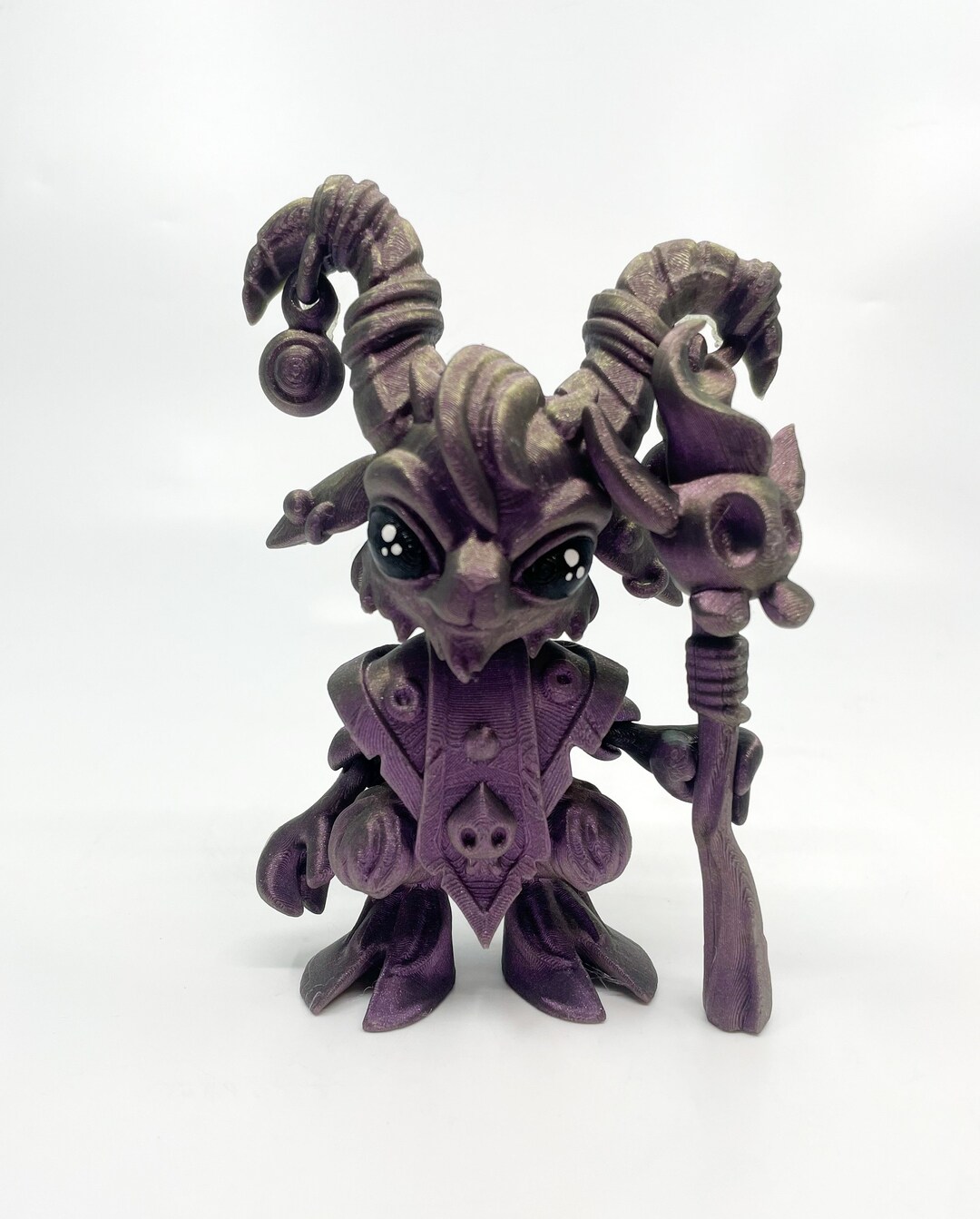 Hellspawn Goat Flexi Articulated Fidget Toy 3D Printed Twisty Prints ...