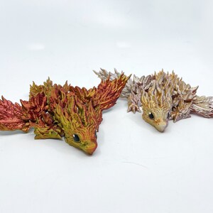 Phoenix, New Style hatchling Dragon Tadling Articulated Fidget Toy 3D ...