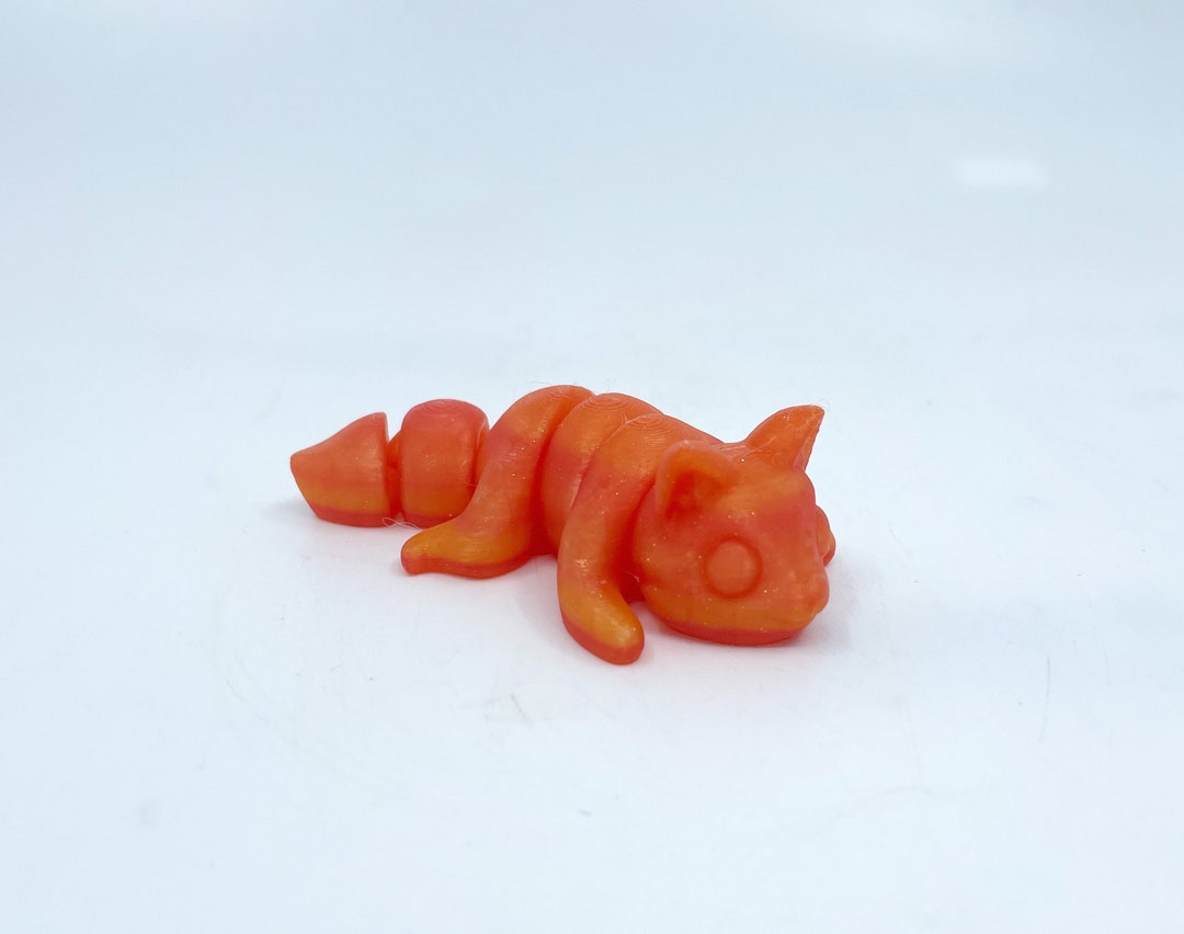 TEENY Baby Fox Flexi Animal 3D Printed Fidget Toy Zou3d Authorized ...