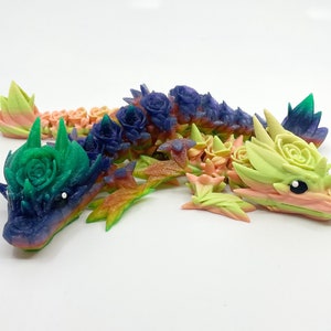 Rose Dragon baby Articulated Fidget Toy 3D Printed Cinderwing 3D ...