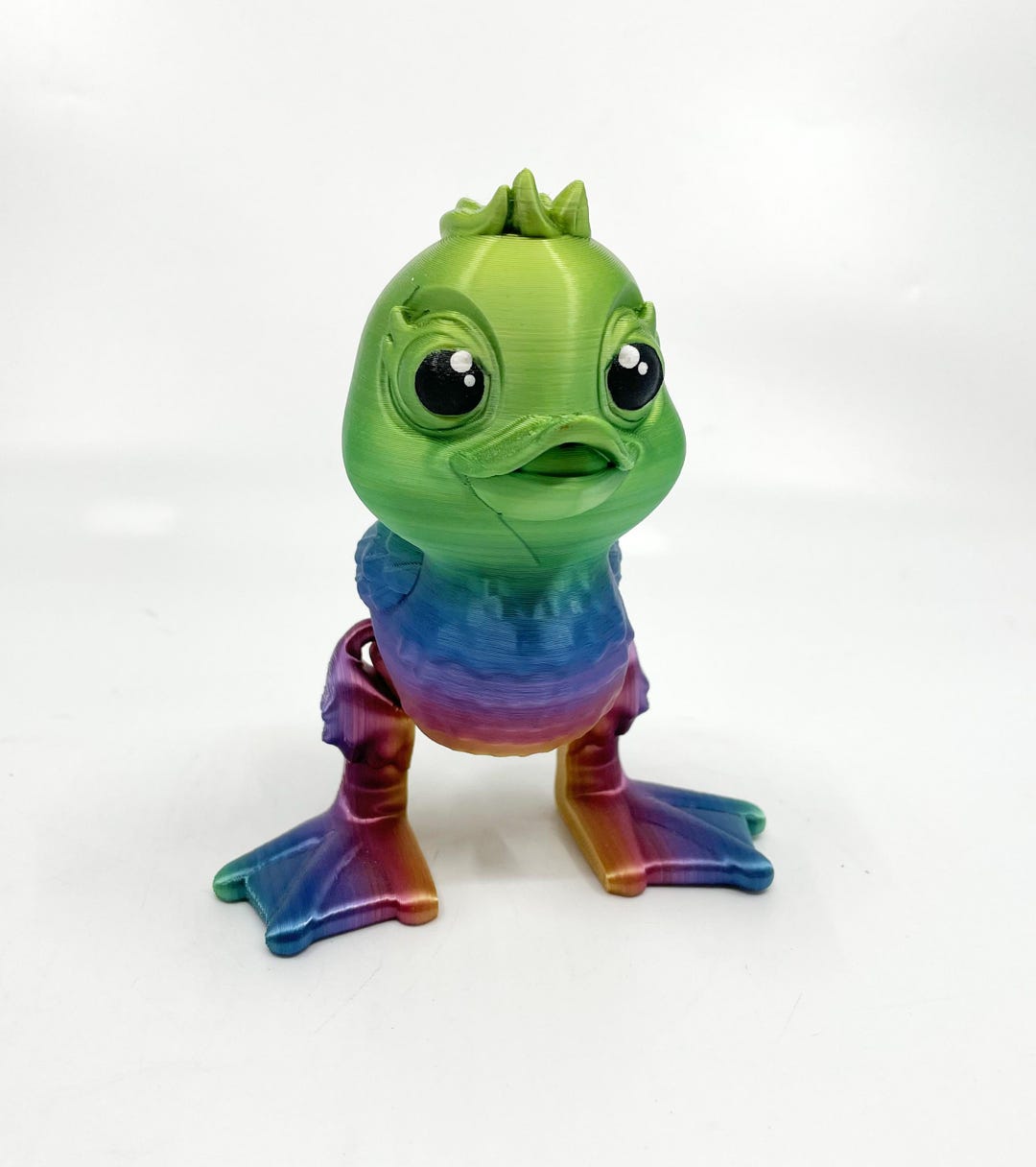 Baby Duckling Articulated Fidget Bird Toy 3D Printed Toonz Factory ...