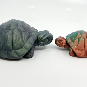 Tortoise Flexi Two Sizes Available Articulated Fidget Toy 3D Printed ...