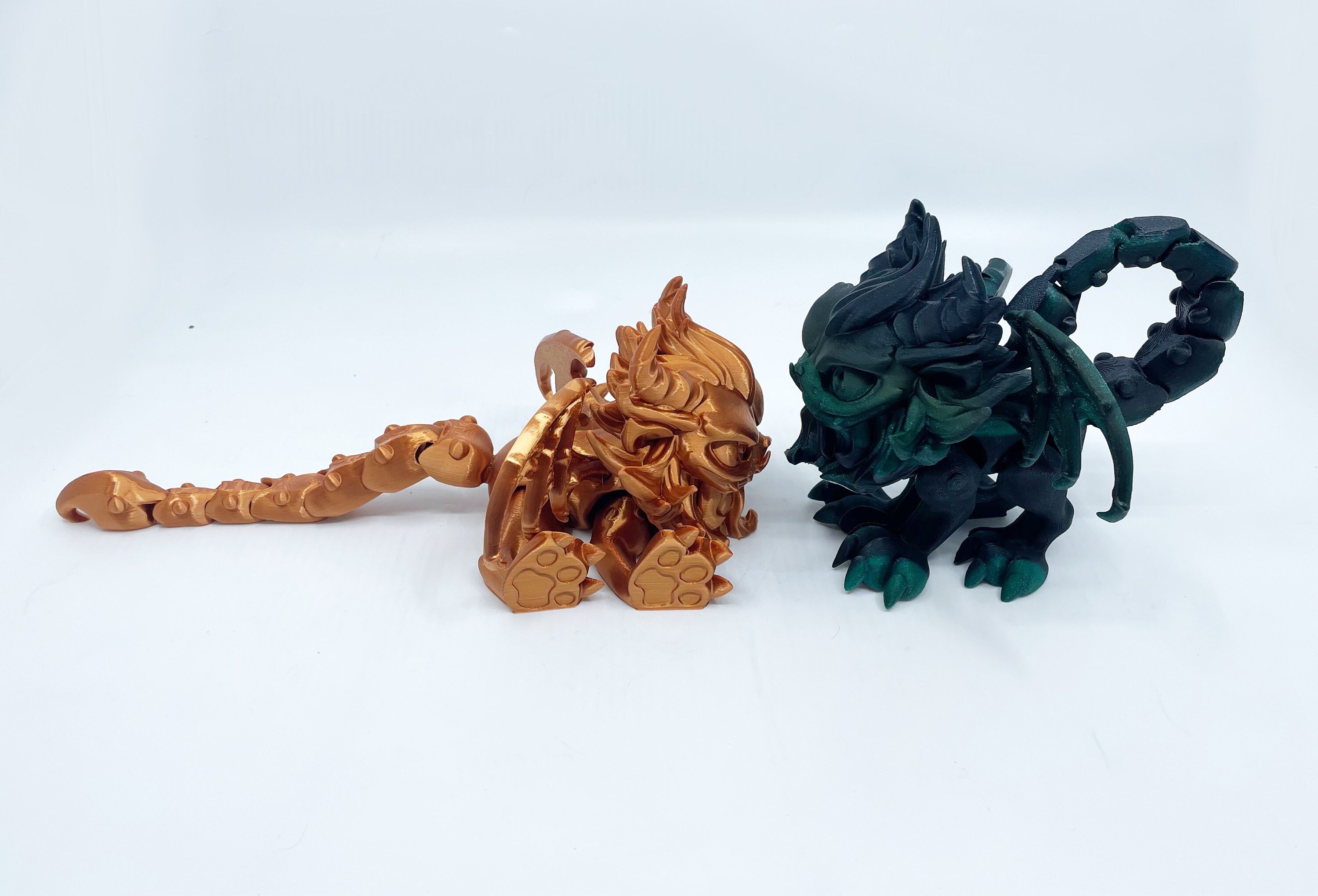 Manticore Flexi Articulated Fidget Toy 3D Printed Twisty - Etsy