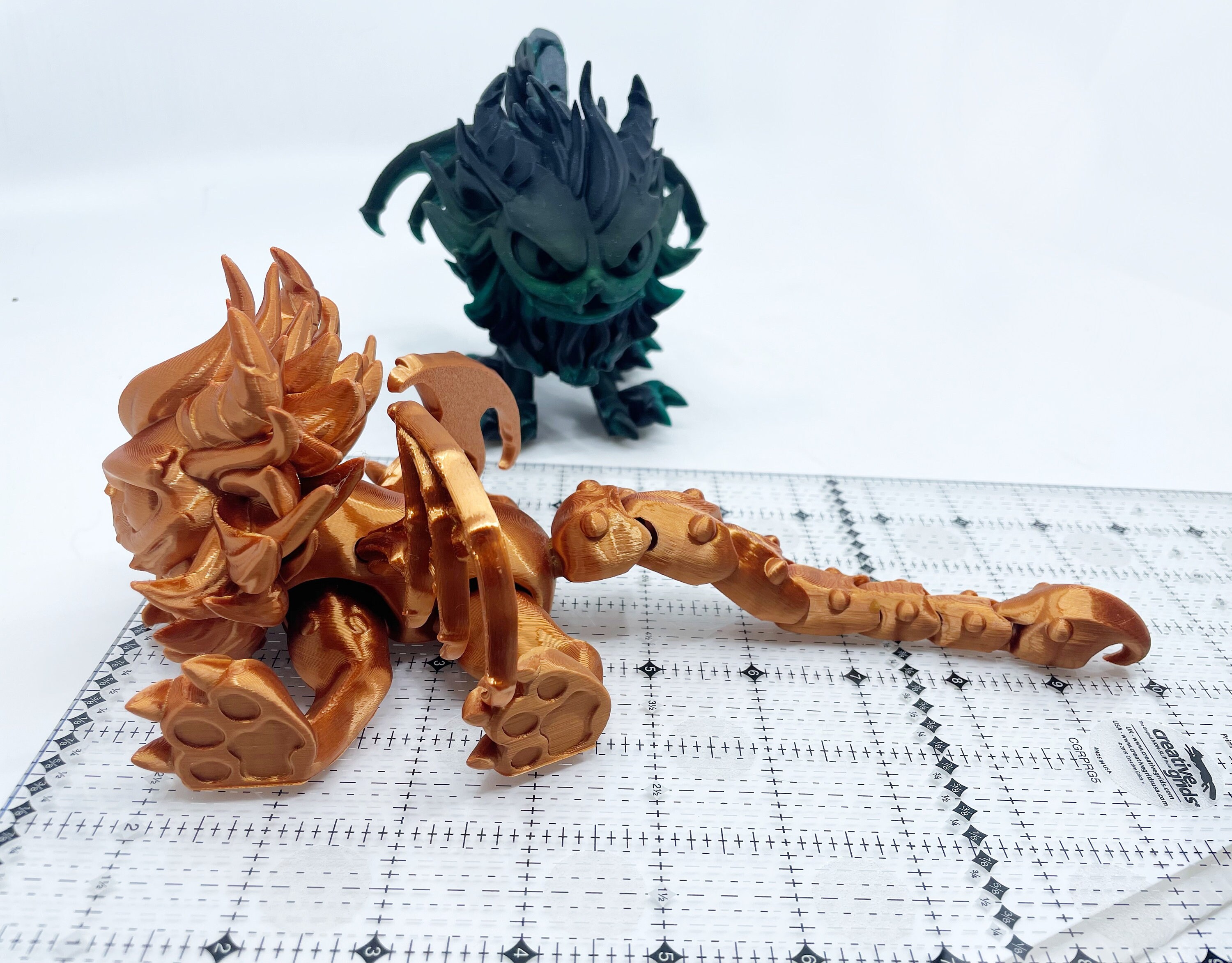 Manticore Flexi Articulated Fidget Toy 3D Printed Twisty - Etsy