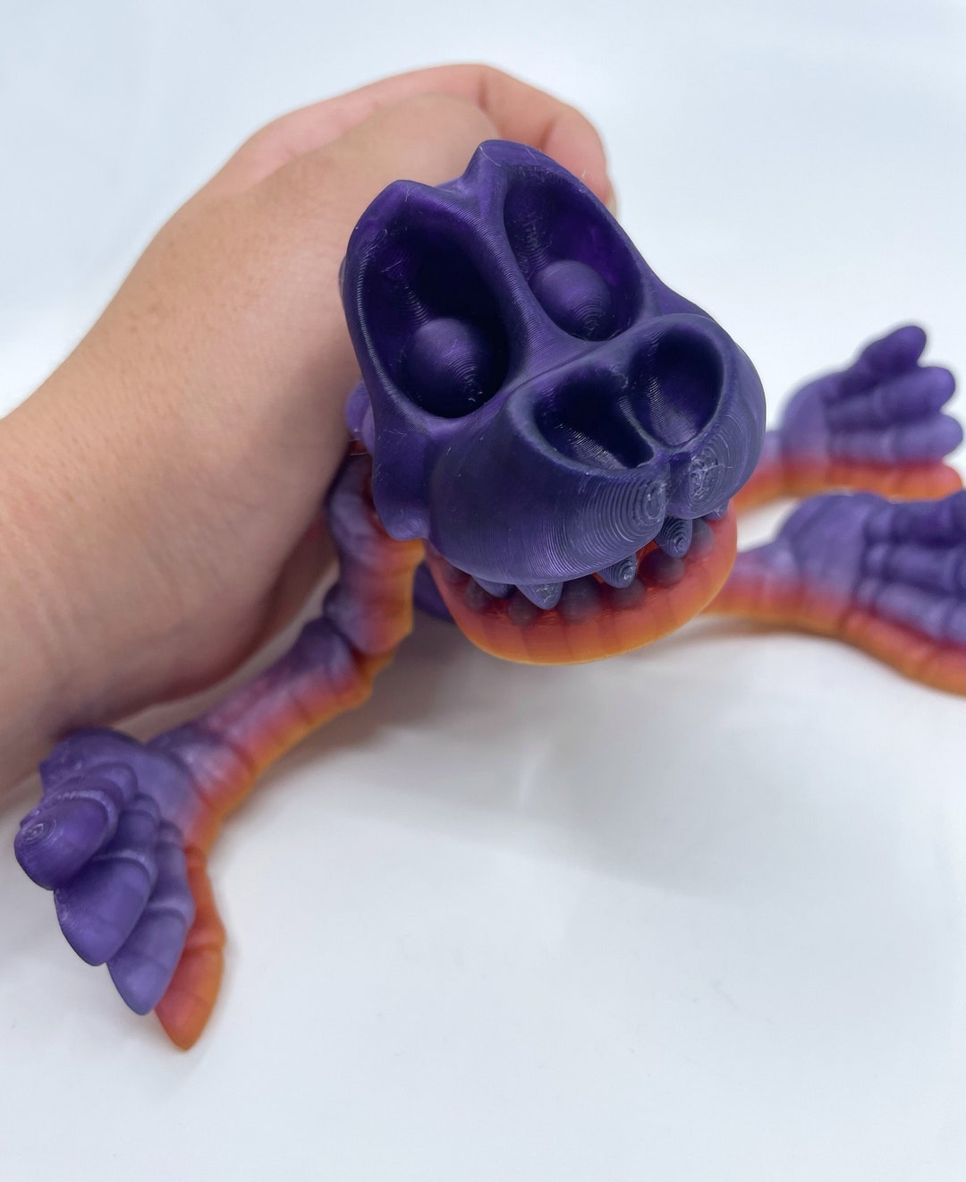Skeleton Dog Articulated Fidget Toy 3D Printed Printverse 3D Authorized ...