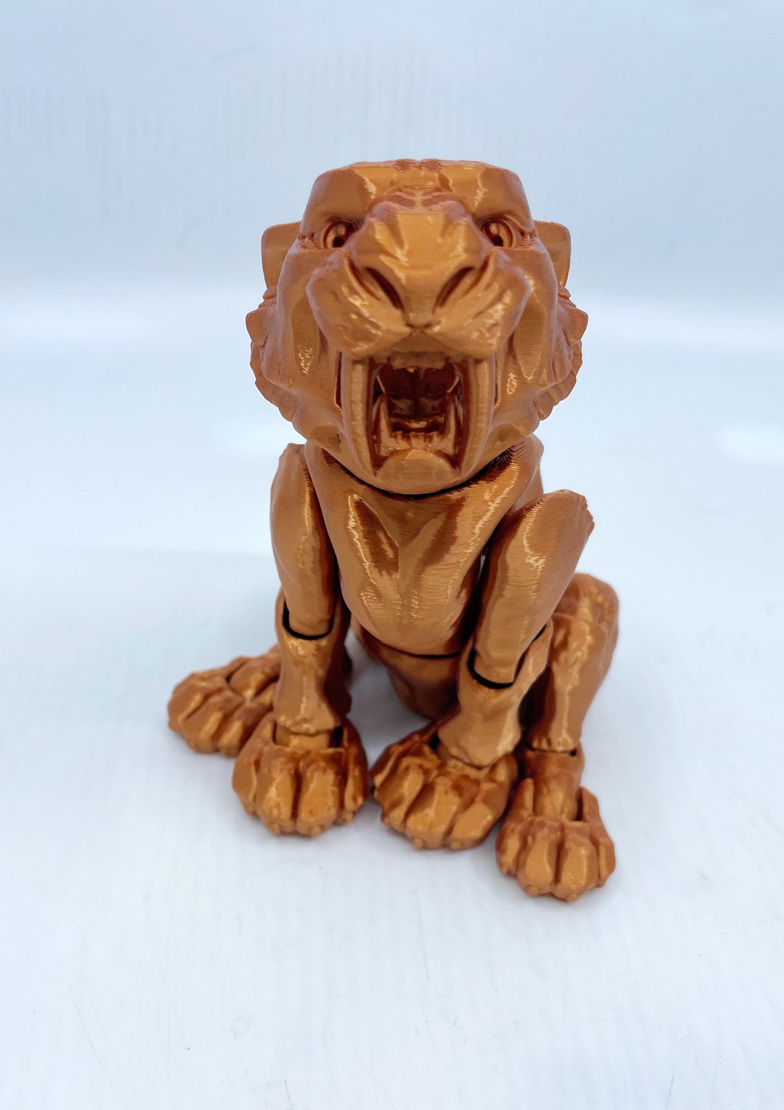 Sabretooth Tiger Two Sizes Available Articulated Robot - Etsy