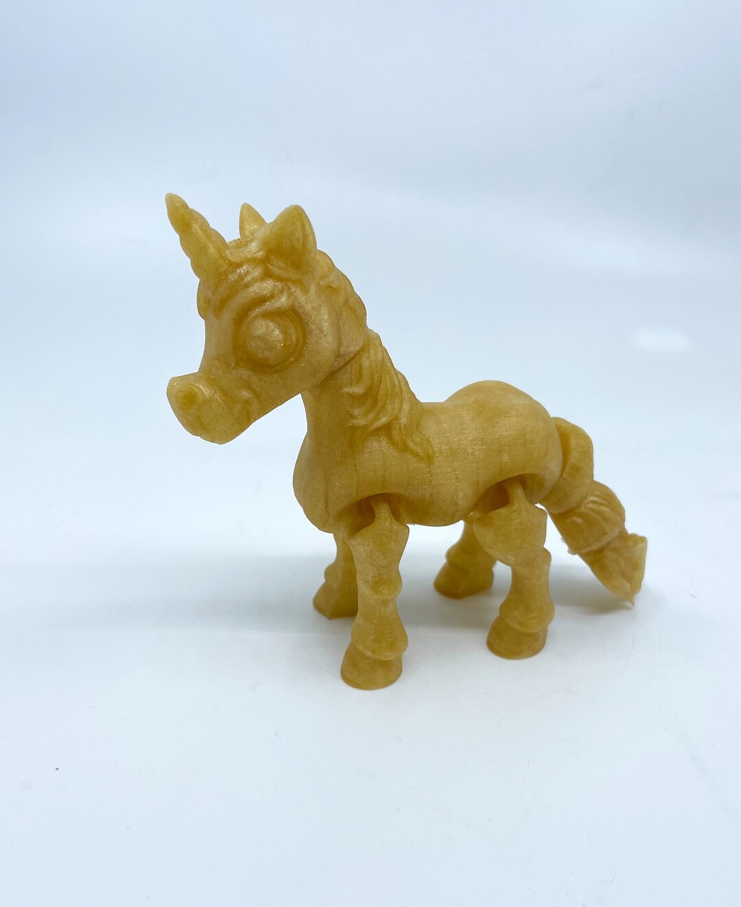 Unicorn Flexi Articulated Fidget Toy 3D Printed Toonz Factory ...