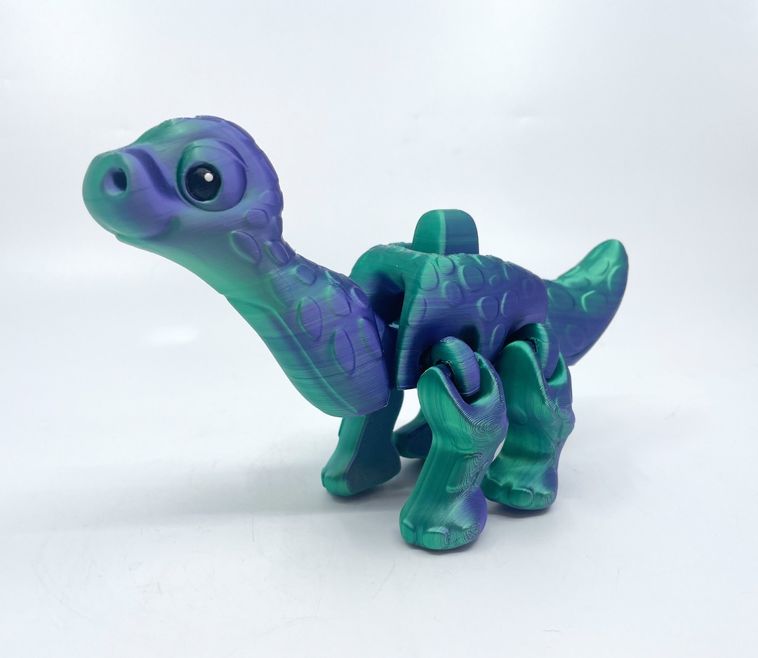 Running Apatosaurus Articulated Dinosaur Fidget Toy 3D Printed ...
