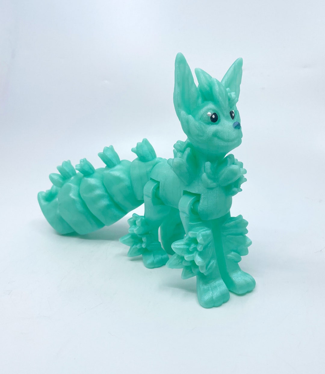 Bell Flower Fox Articulated Fidget Toy 3D Printed Dragon's Den ...
