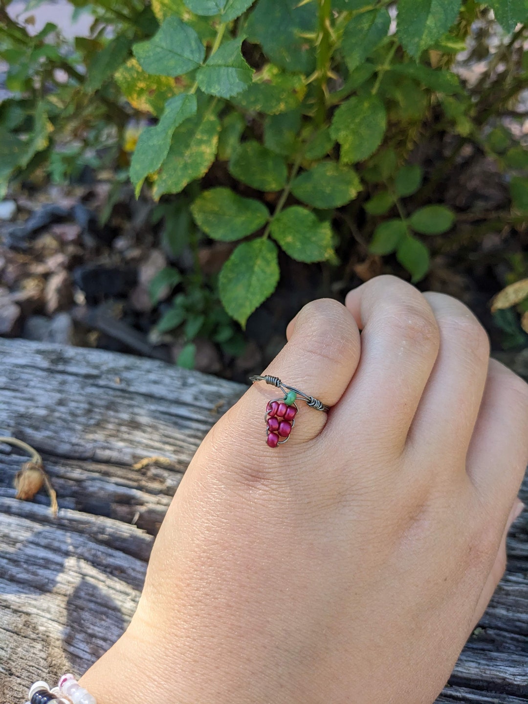 Red Grape Ring - Etsy