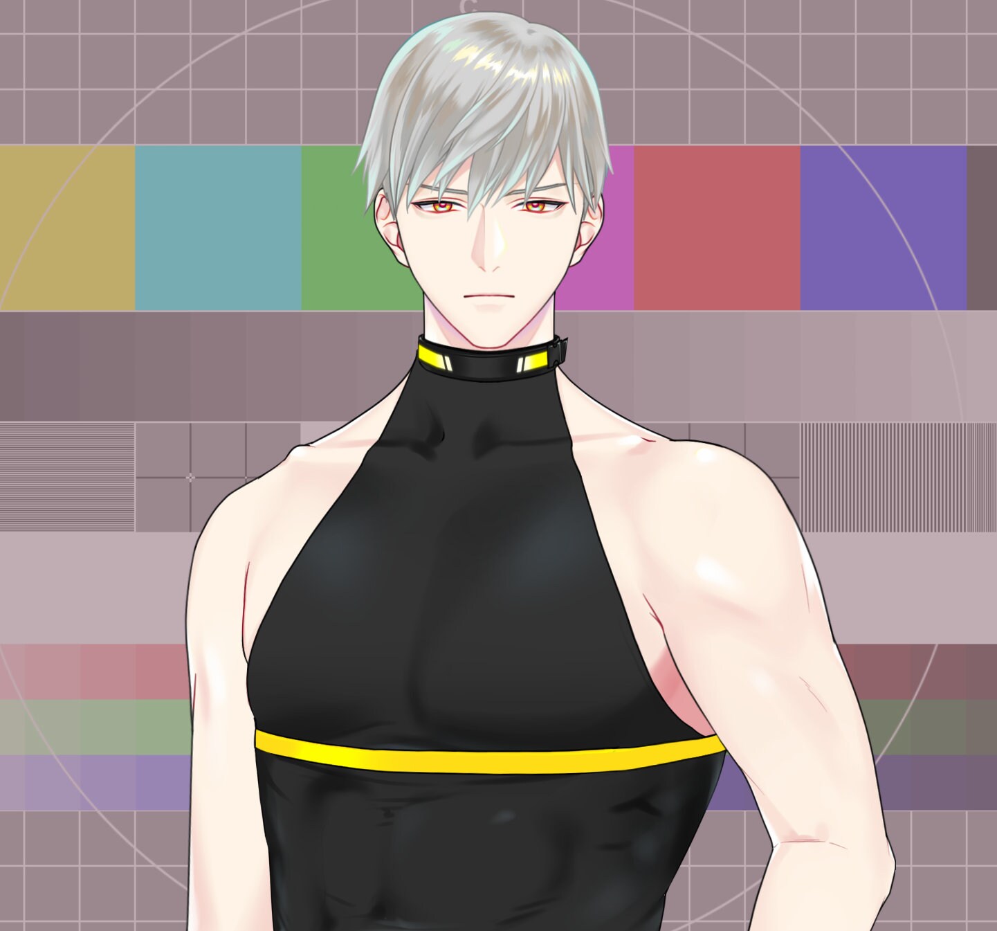 Live2d Vtuber Model for Commercial Use Cyberpunk Male Vtuber - Etsy