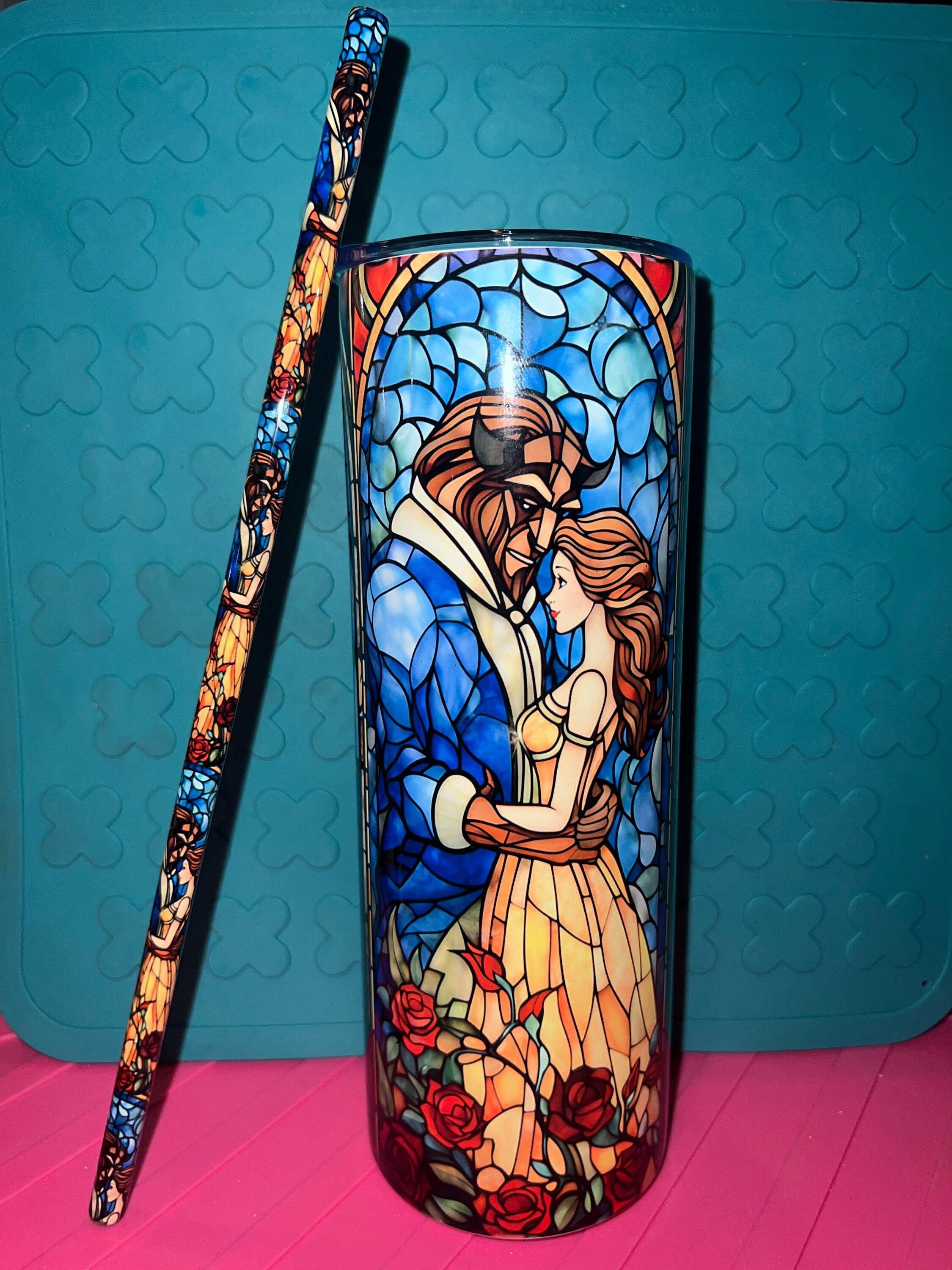 Sublimated Metal Straws and Cup - Etsy