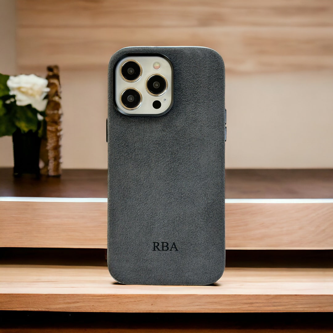 Personalized Alcantara iPhone Case, Custom iPhone Case, Customize With ...