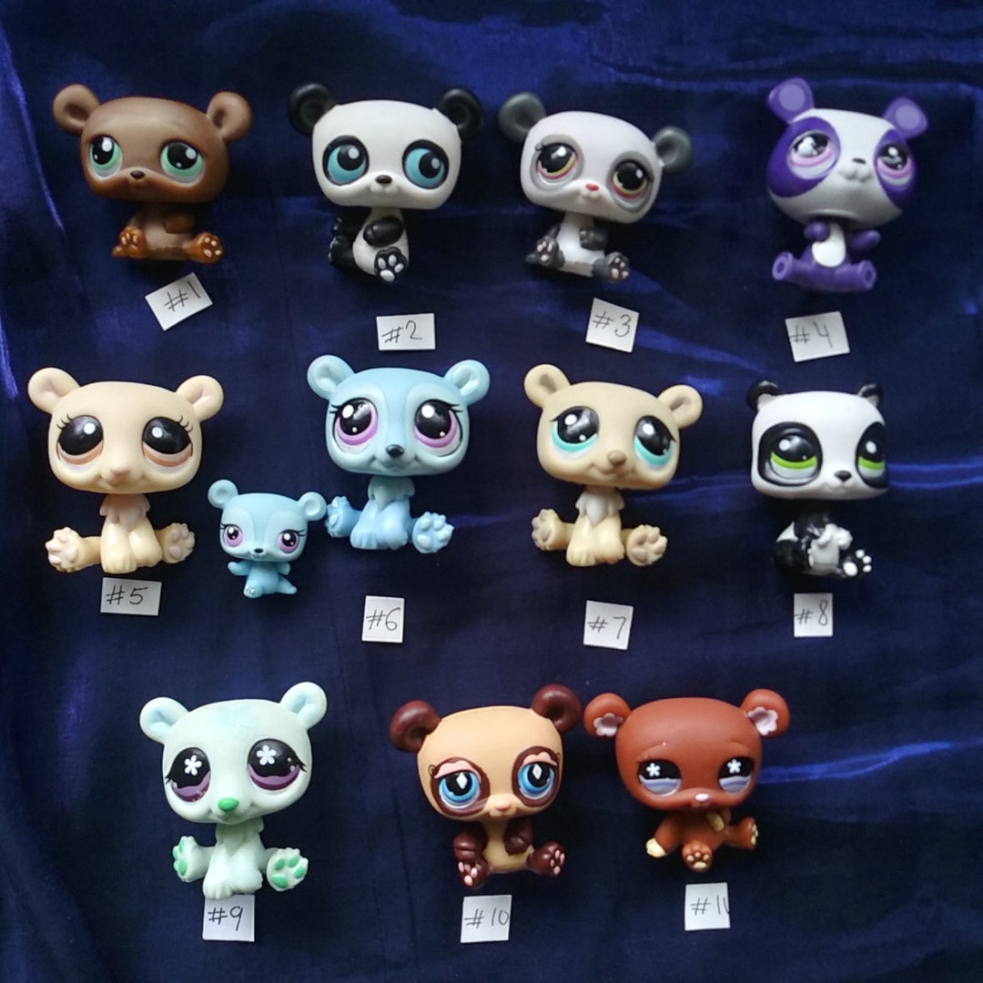 Pick-a-pet Cheap Authentic LPS Bear Polar Bear Panda Sea Lion Seal - Etsy