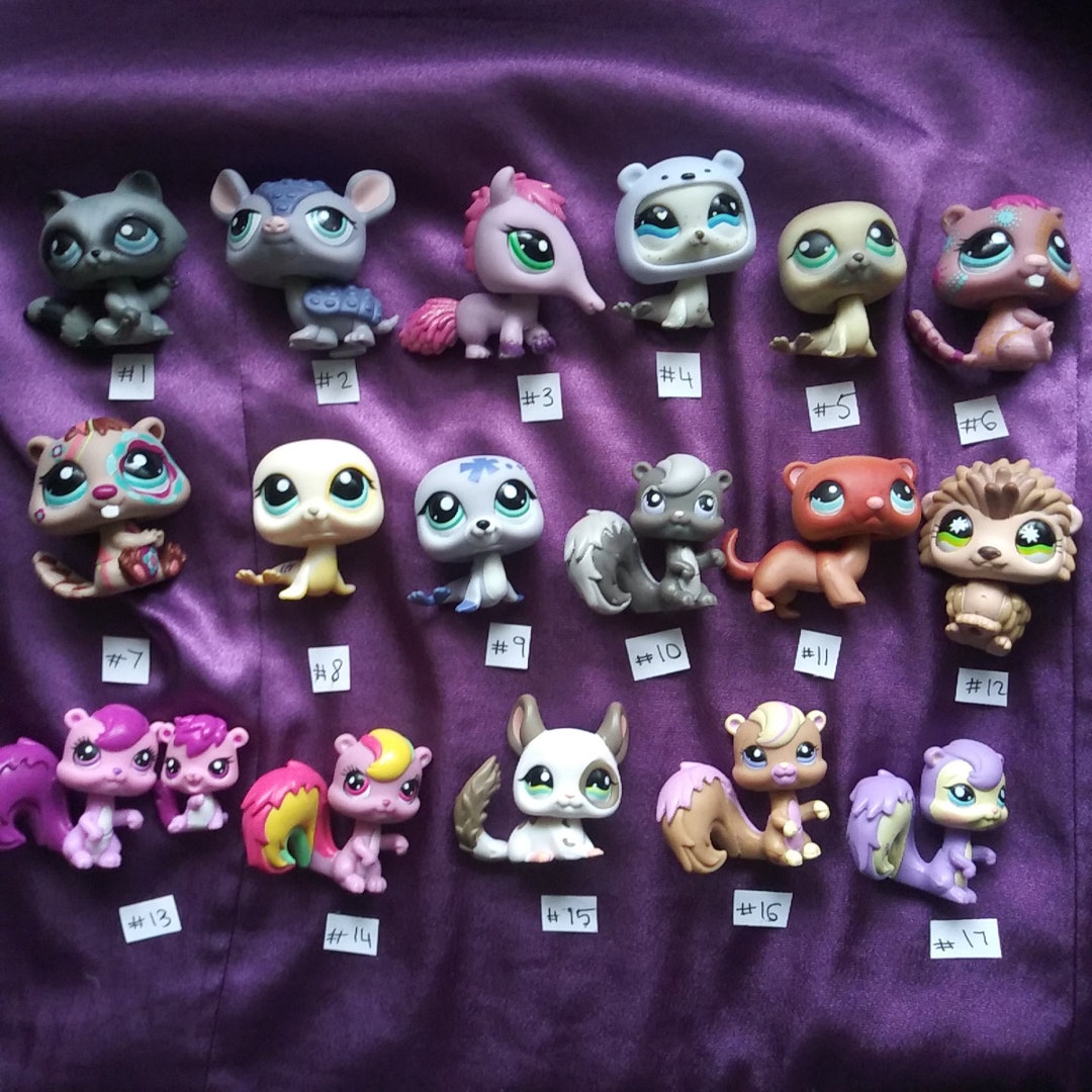 Pick-a-pet Cheap Authentic Lps Racoon Squirrel Seals Beaver - Etsy
