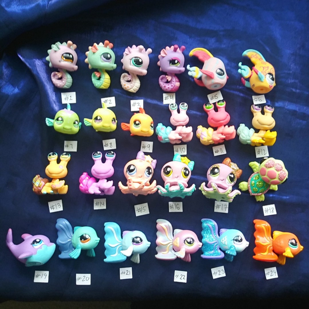 LPS Pick-a-pet Authentic LPS Fish Sea Creatures Littlest Pet - Etsy