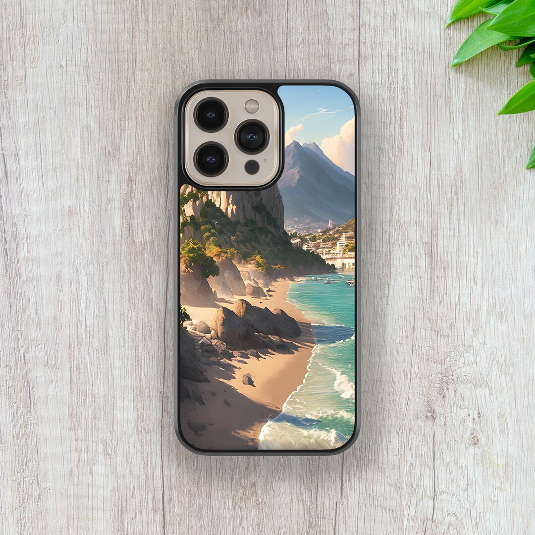 Nature Beauty Beach Mountain Phone Case iPhone 14 13 12 Mini Case ...
