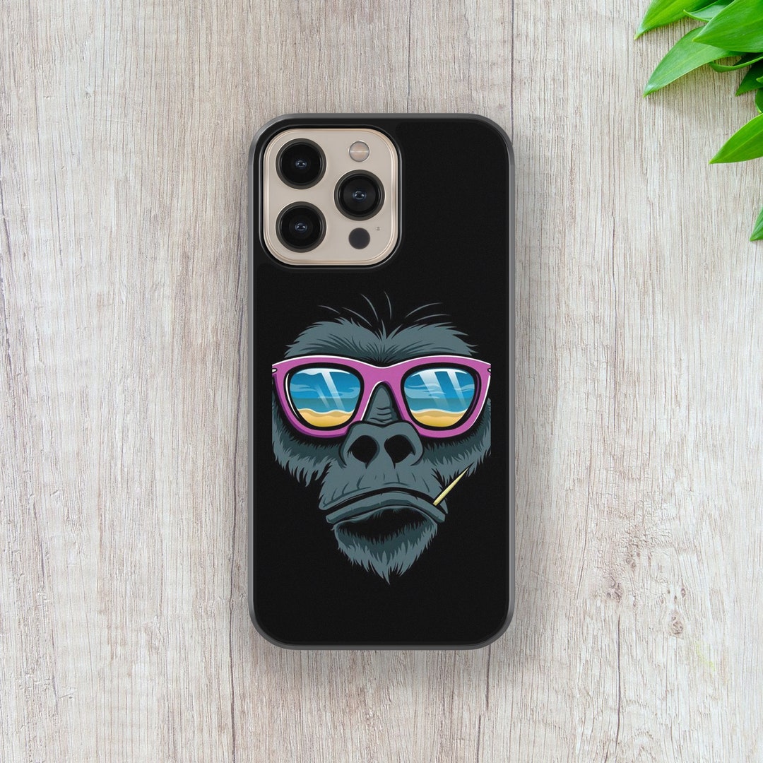 Shockproof Luxury Cool Monkey Case for iPhone 14 13 11 12 Pro Max Mini ...