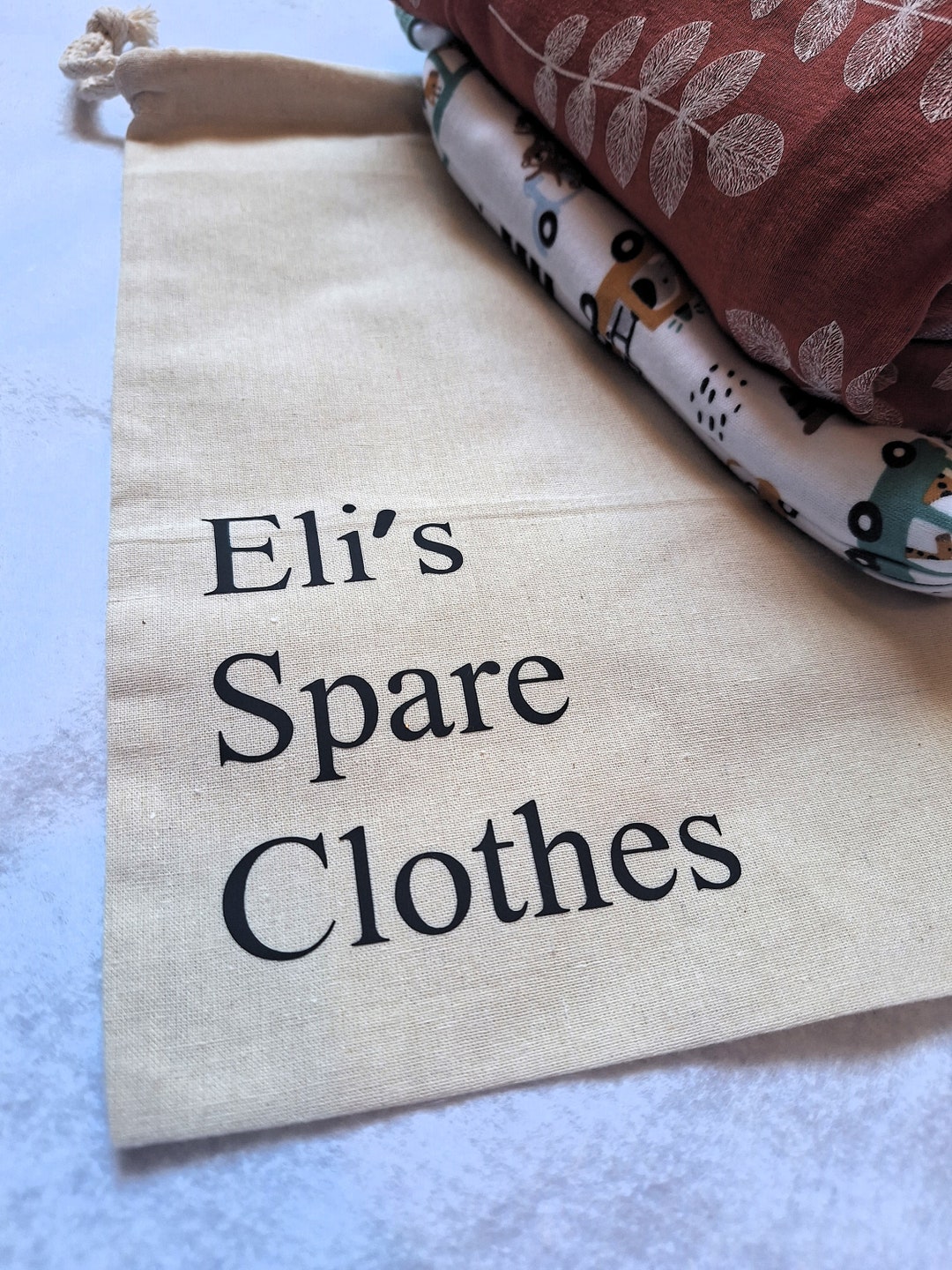 Personalised Spare Clothes Bags! - Etsy