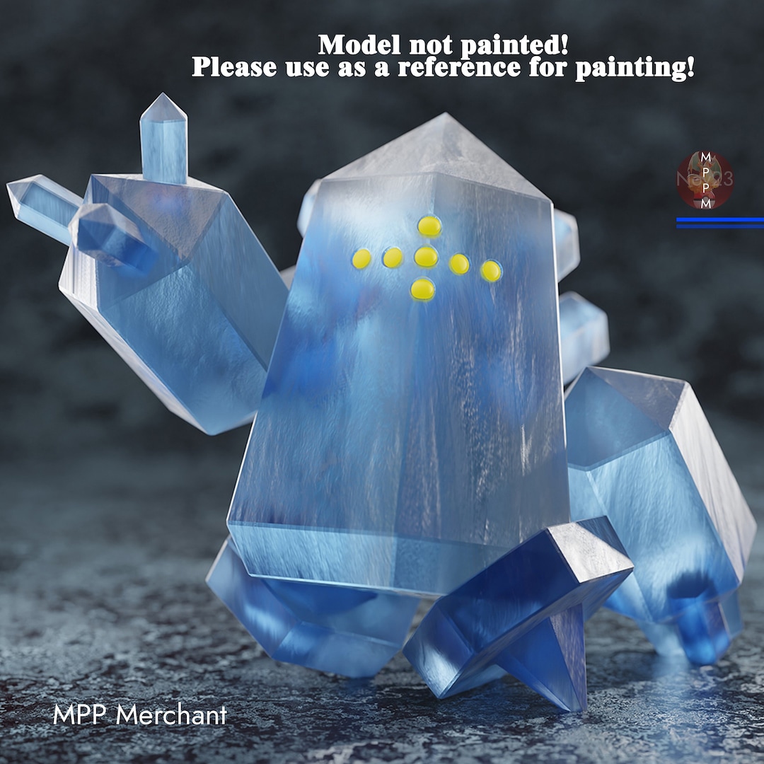 Regice the Iceberg Pokémon - 3D Printed Unpainted Figure - Etsy