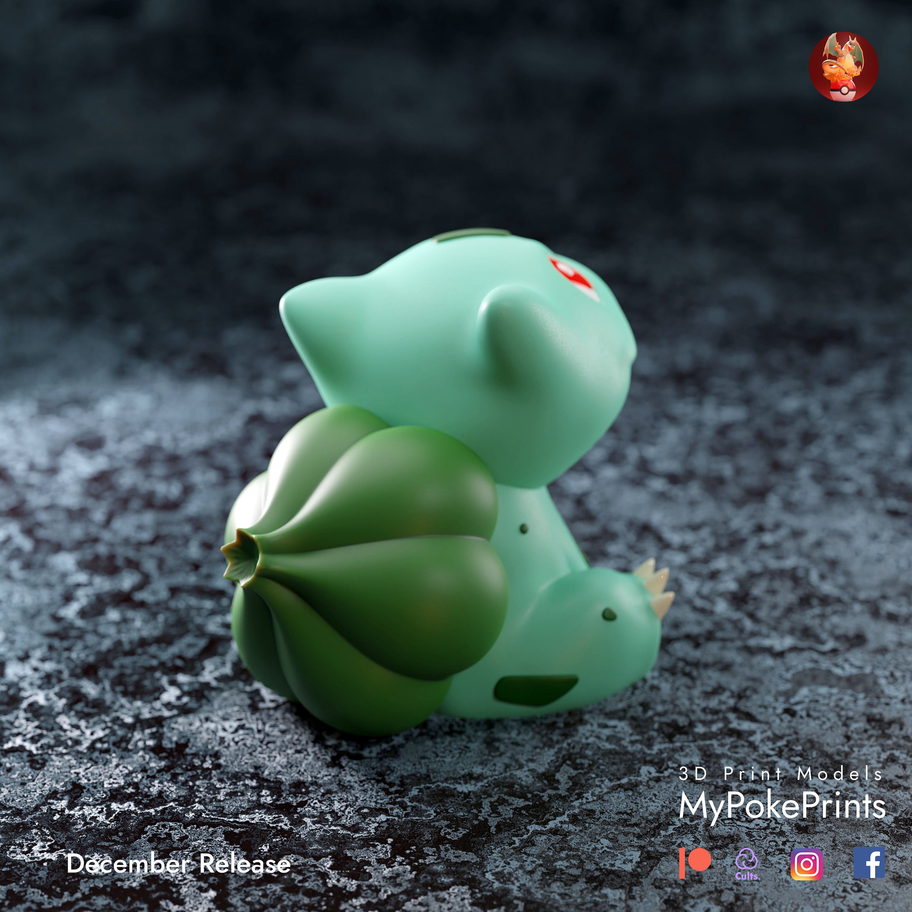 Bulbasaur the Seed Pokémon 3D Printed Unpainted Figure - Etsy