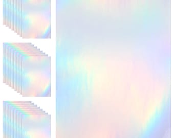Galactic Stars Cold Laminate Holographic Laminate A5 Sheets - Etsy