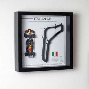 F1 ITALIAN MONZA 2022 GP Frame With the Winning Car | F1 Track Wall Art ...