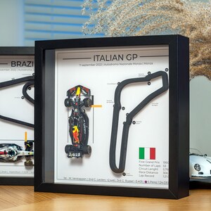 F1 ITALIAN MONZA 2022 GP Frame With the Winning Car | F1 Track Wall Art ...