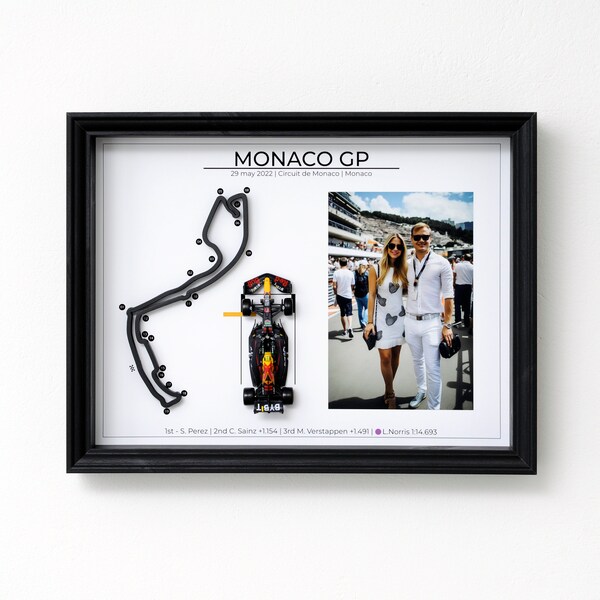 SINGAPORE 2023 GP F1 Frame With the Winning Car F1 Track Wall Art F1 ...