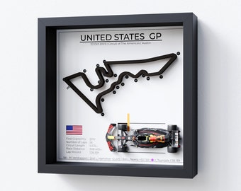 SILVERSTONE 2023 GP F1 Frame With the Winning Car | F1 Track Wall Art ...