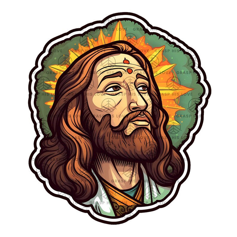 Jesus Clip Art - Sticker - Decal Bundle - PNG - Faith - Religious ...