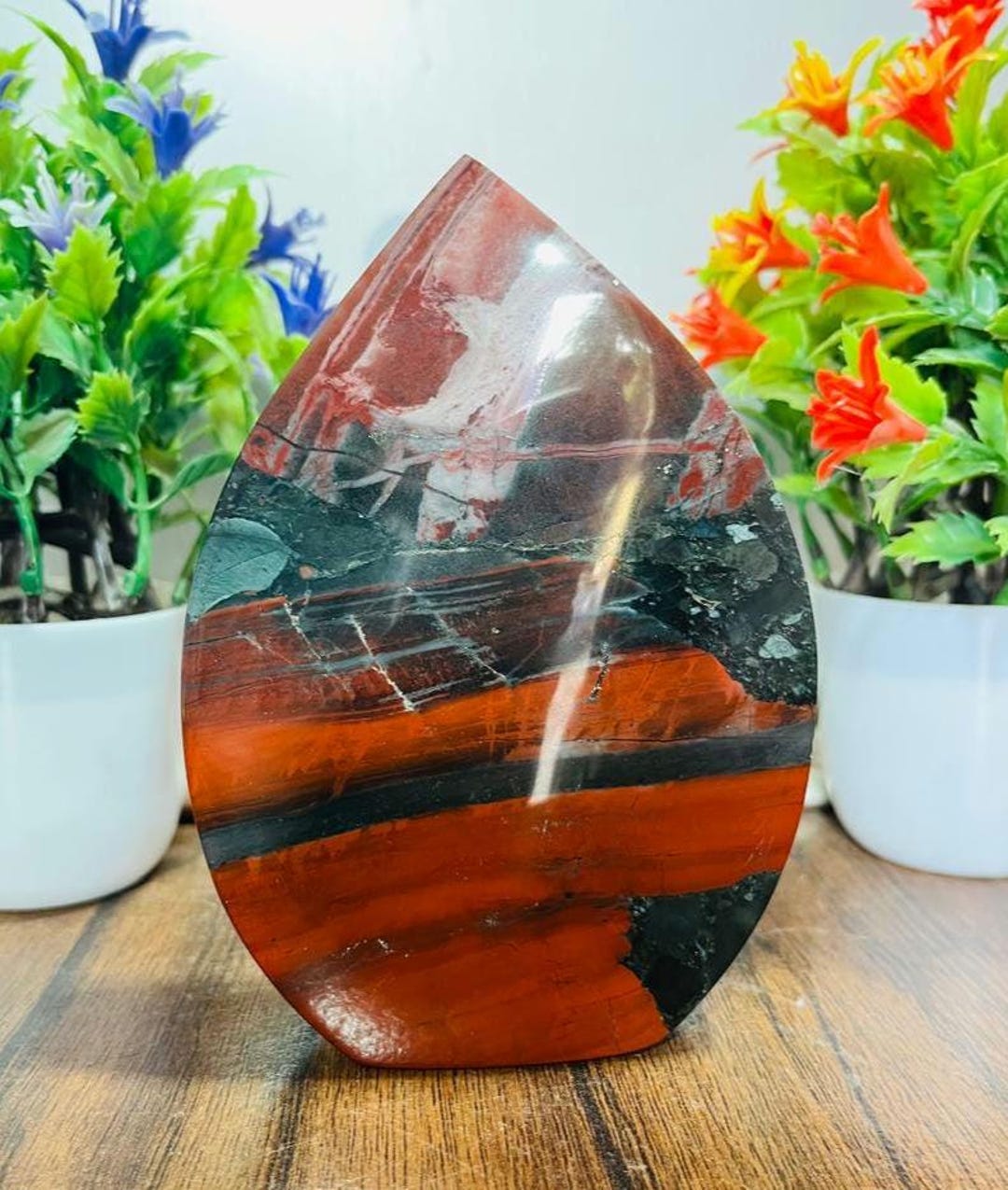 127 MM Huge Fancy Blood Free From Crystal Natural Healing Stone - Etsy