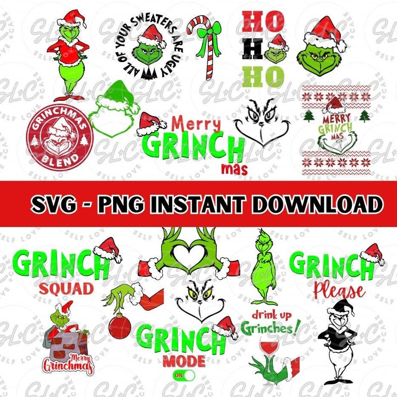 Grinch Christmas Svg - Etsy