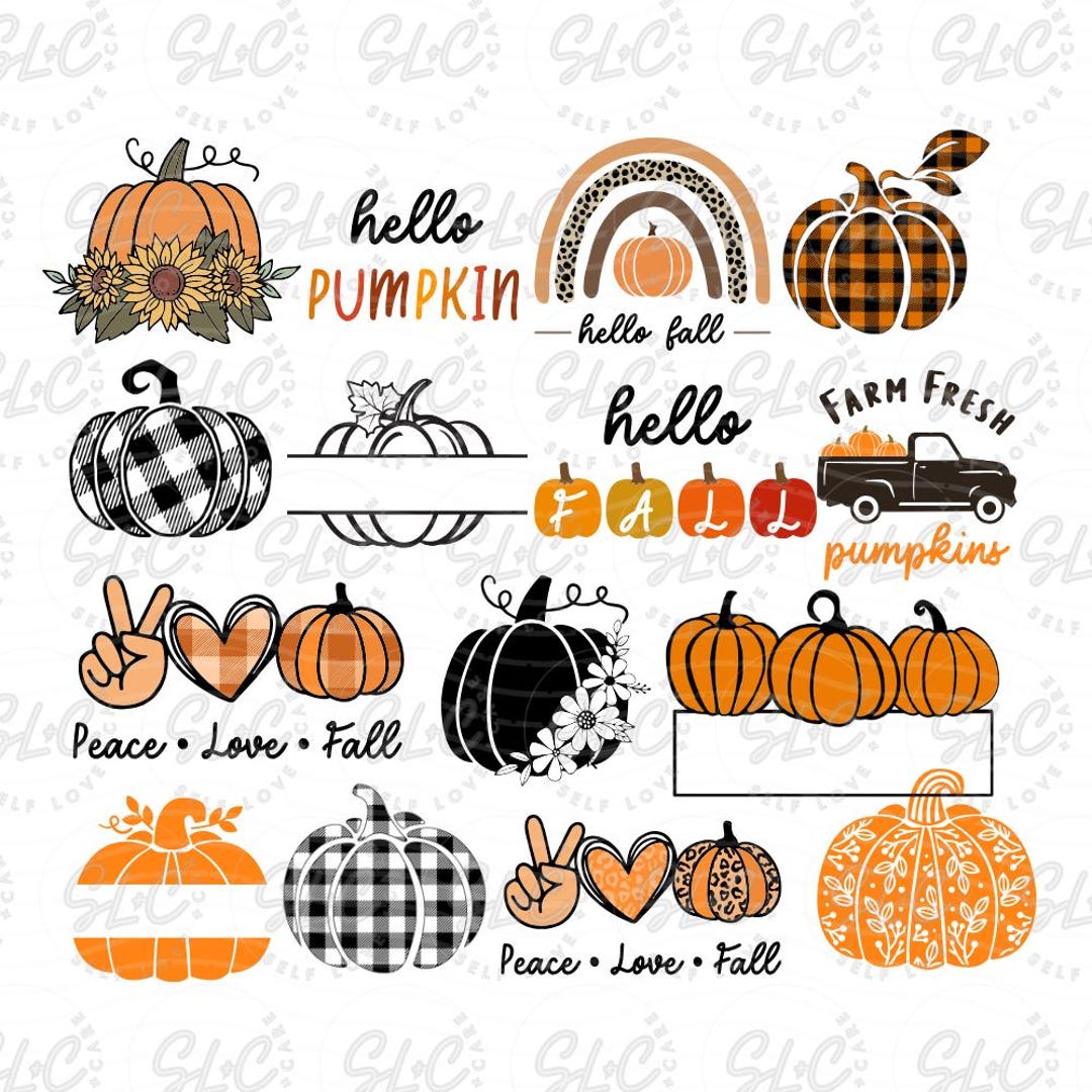 Pumpkin, Retro Fall Autumn Png Bundle, Fall Shirt Png, Fall Svg, Autumn ...