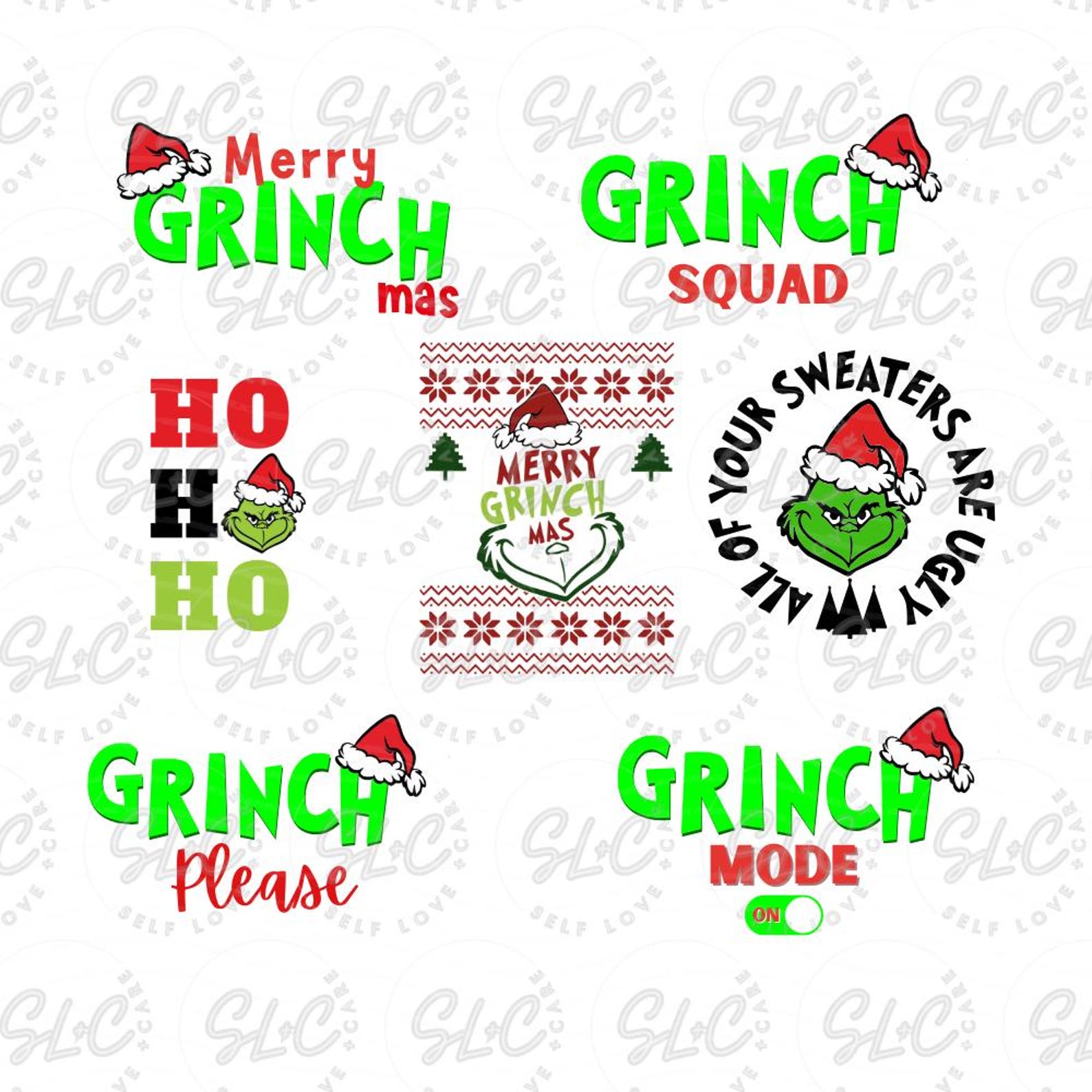 Grinch Cutting Bundle Svg | Grinch Christmas Svg | Christmas Svg ...