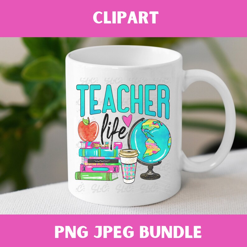 Teacher Life Png, Teacher Clipart, Teacher Sublimation, Back to School ...