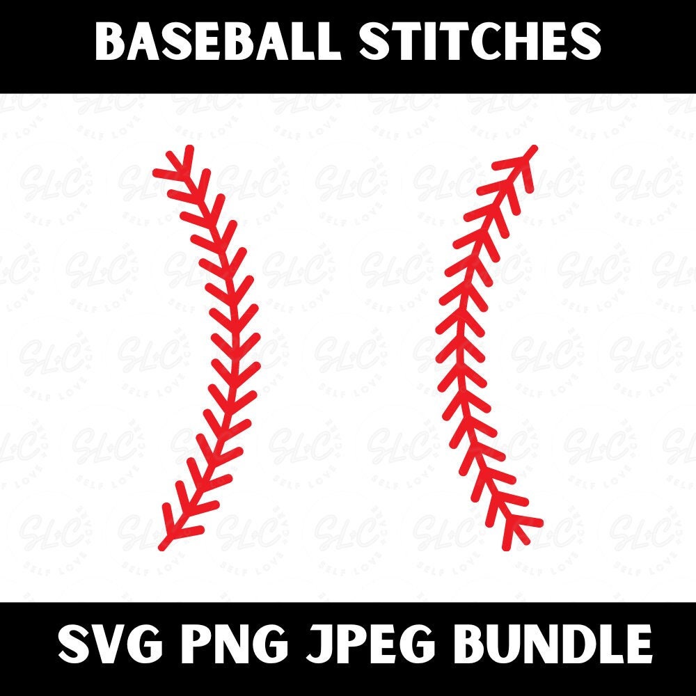 Baseball Stitches Svg, Softball Stitches Svg, Baseball Thread Svg ...