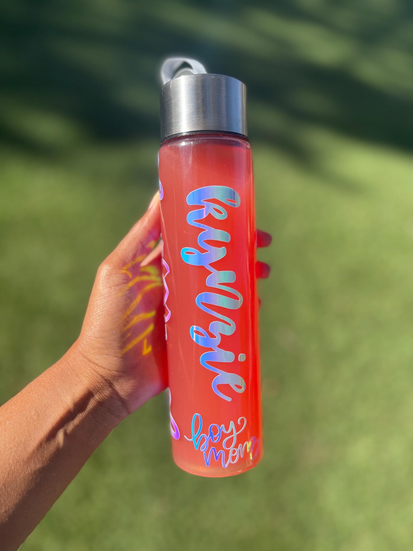 Holographic Custom Name Vinyl Decal Sticker, Tumbler Decal, Laptop ...