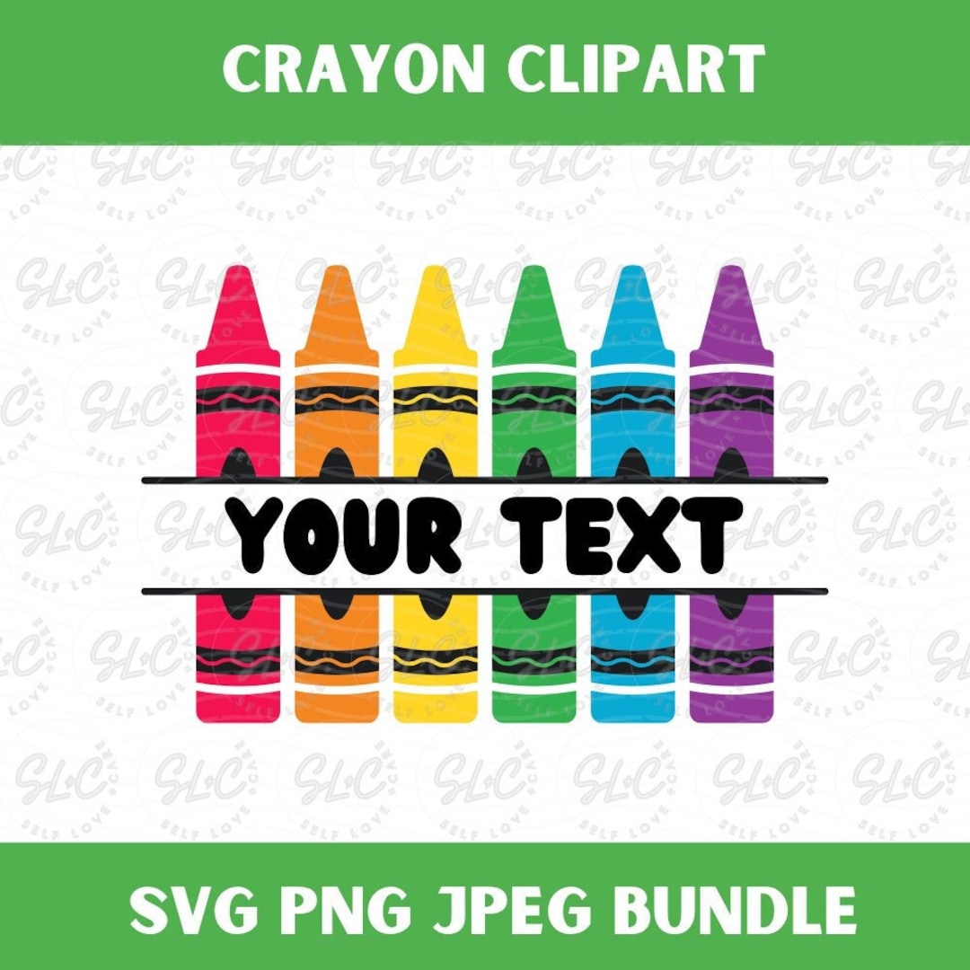 Crayon Monogram Svg, Crayon Split Monogram Svg, Teacher Monogram Svg ...