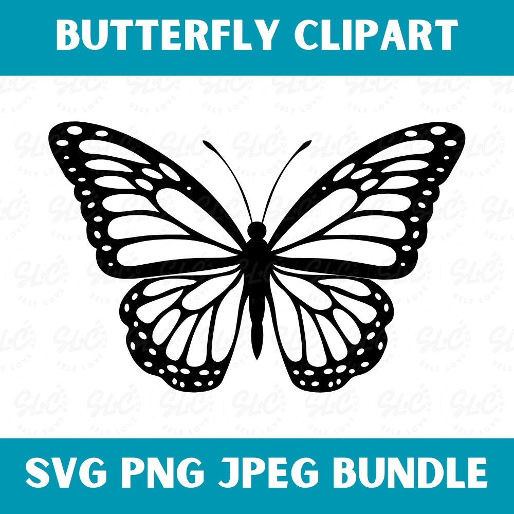 Butterfly SVG Bundle, Butterfly SVG, Butterfly Silhouette, Monarch ...