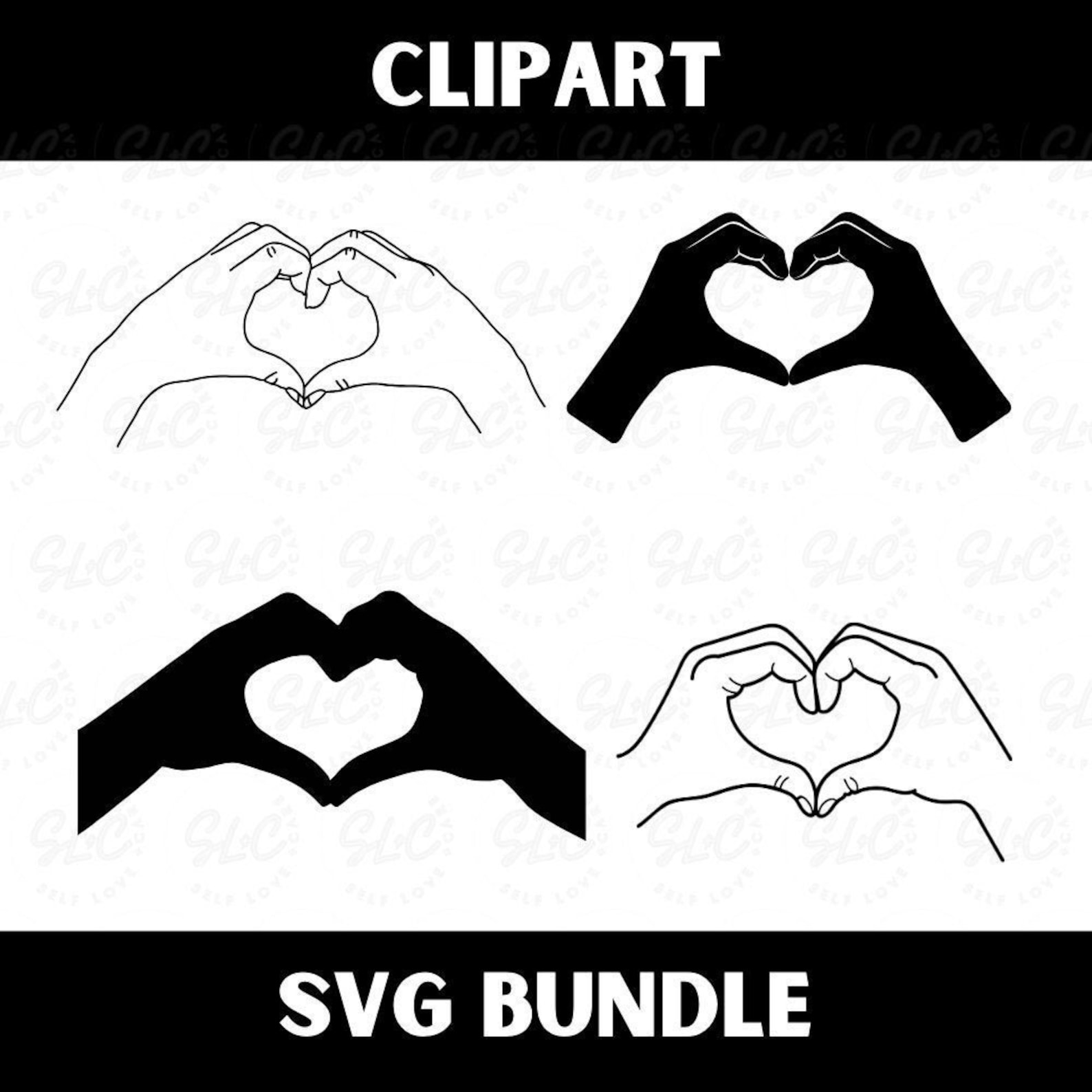 Heart Hands Svg, Heart Hands, Heart Sign Svg, Digital Download, Love ...