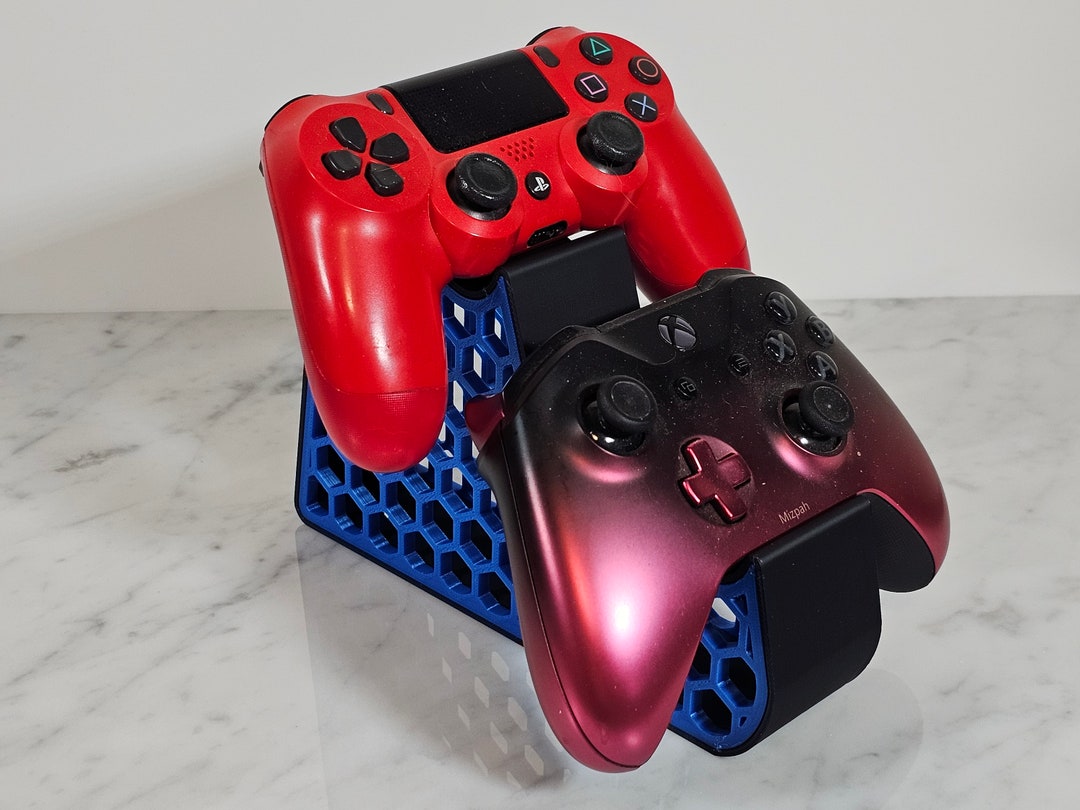 Universal Console Controller Stand - Unique Honeycomb Design, Holds 2 ...