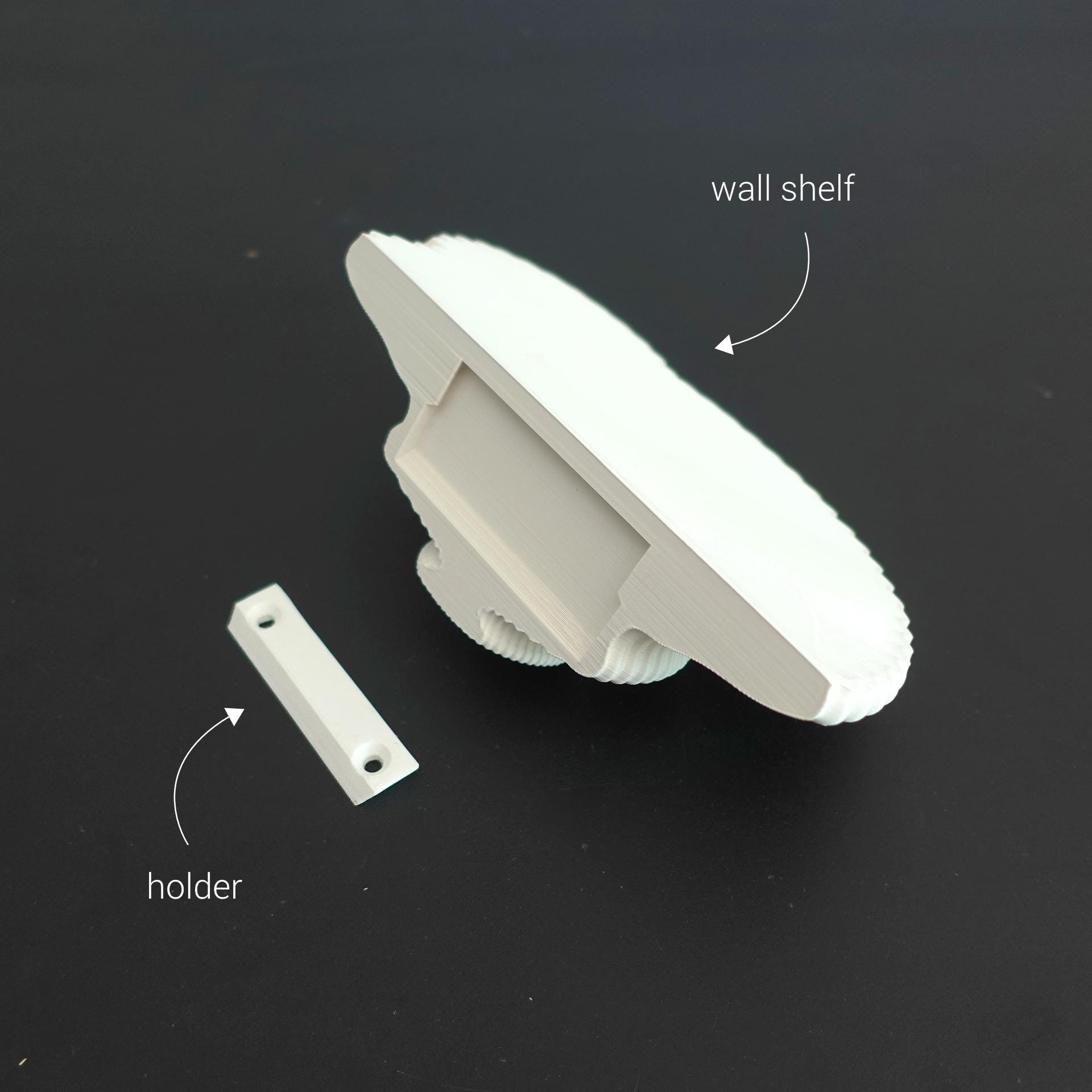 Tinder Wall Fungus Shelf 3D Printed Wall-mounted Fungus-inspired Decor ...
