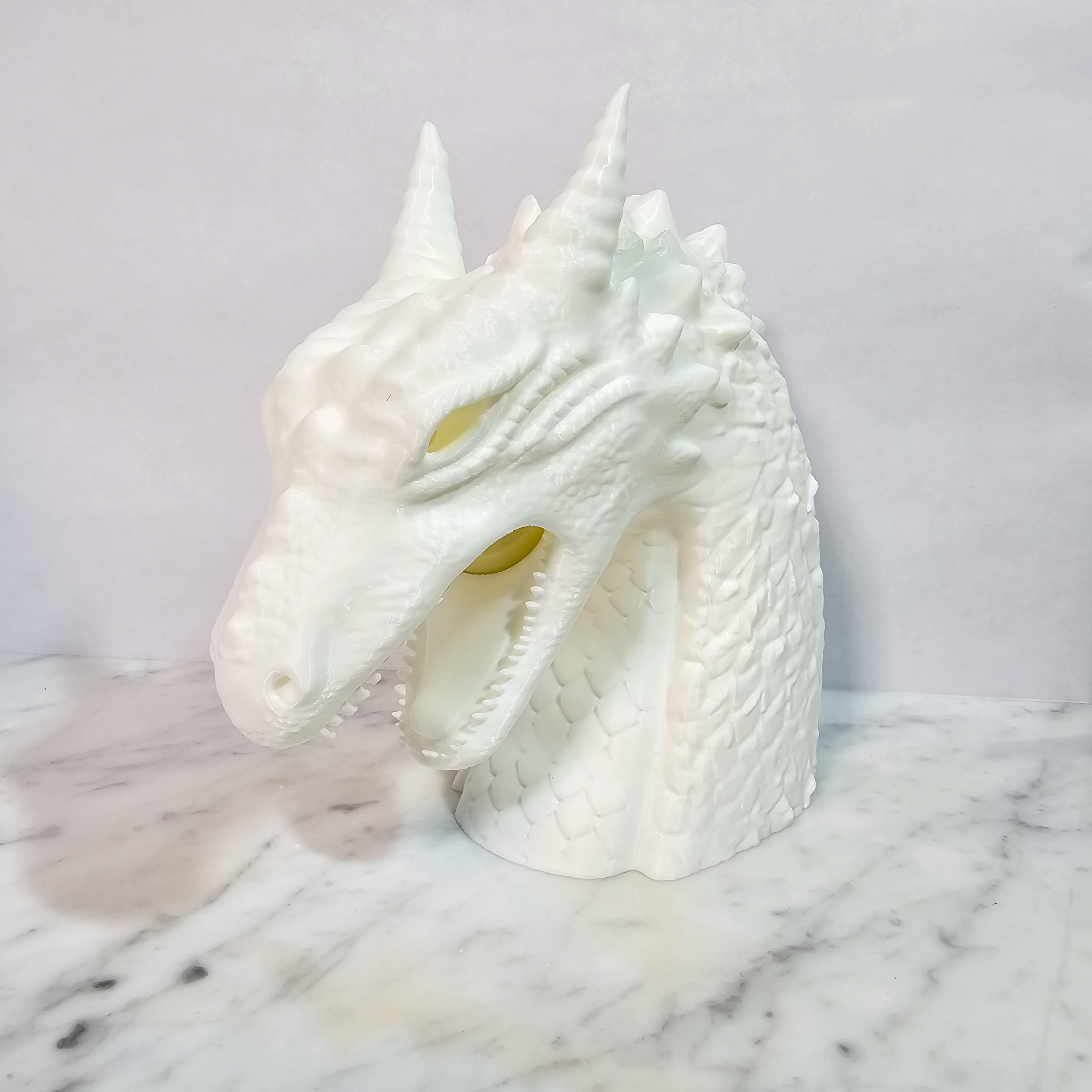 Ember Glow Dragon – 3D Printed Light-up Dragon Head | Fantasy Home ...