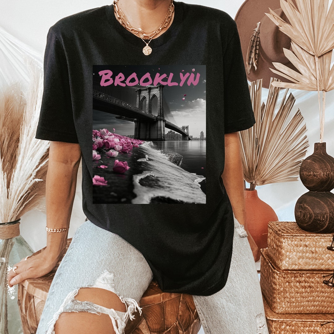 Brooklyn Tshirt for Women New York Tshirt Brooklyn Tee for Women Brooklyn Bridge Tshirt for ...
