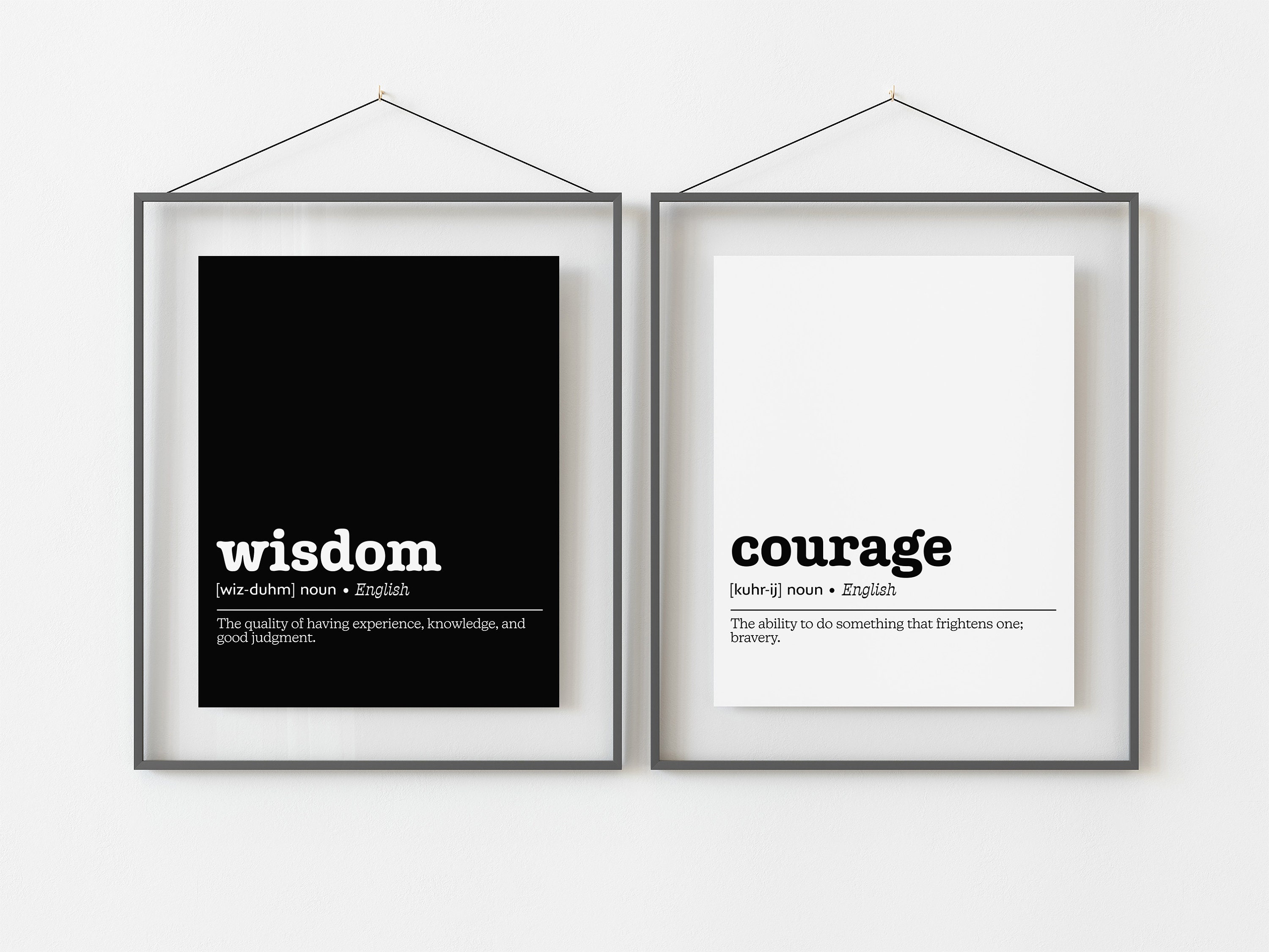 Balance Definition Print Inspiring Art Minimalist Poster Home Décor ...