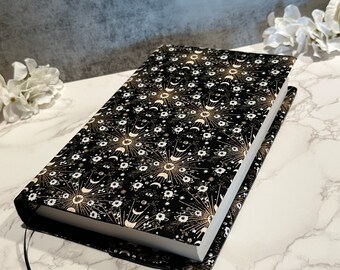 Adjustable Book Cover Fabric Dust Jacket Book Sleeve Bookish Gift Book ...